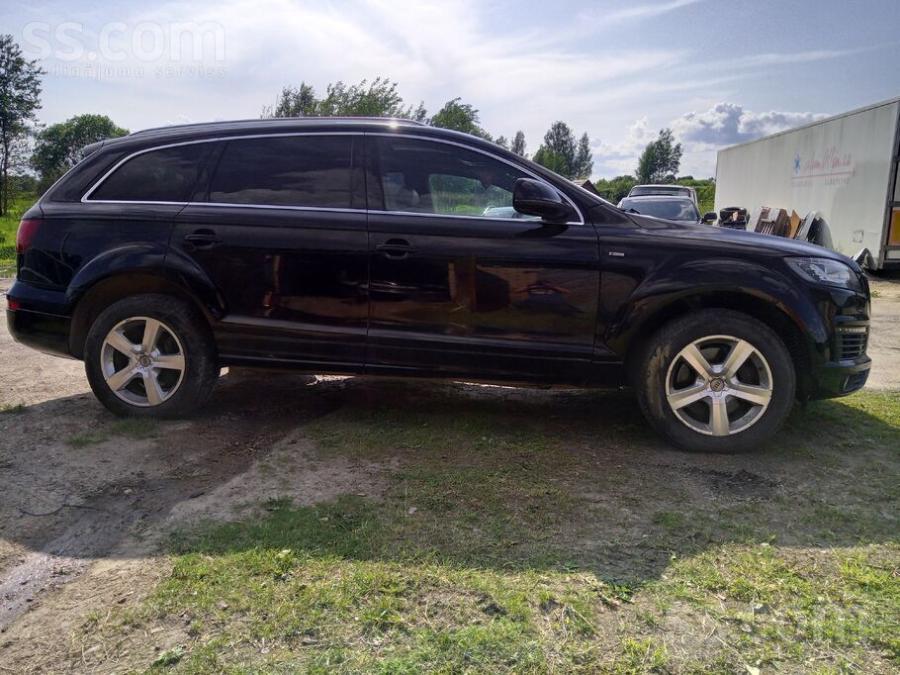 Melns Audi Q7 2006 Jēkabpils, ar dzinēja tilpumu 3.00 L un nobraukumu 345 tūkst. km par 5900 €, foto 1 vietnē AUTOMOTO.COM.LV