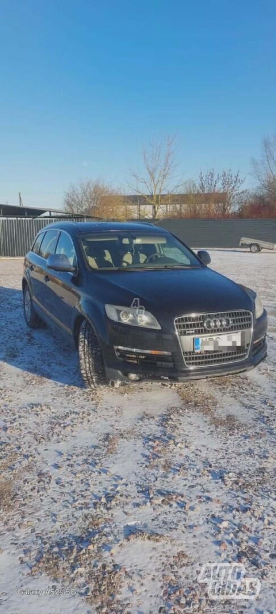 Black Audi Q7 2006 in Marijampole, with an engine capacity of 3.00 L and mileage of 324 thousand km for 5200 €, photo 1 on AUTOMOTO.COM.LV