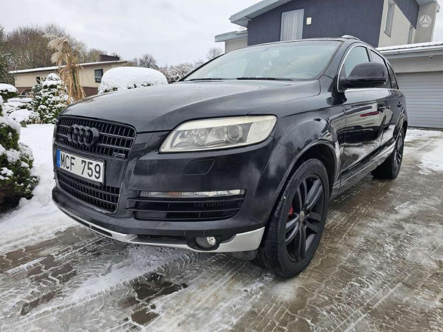 Melns Audi Q7 2006 Kauņa, ar dzinēja tilpumu 3.00 L un nobraukumu 278 tūkst. km par 5850 €, foto 2 vietnē AUTOMOTO.COM.LV