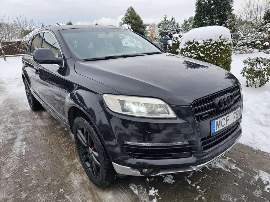 Melns Audi Q7 2006 Kauņa, ar dzinēja tilpumu 3.00 L un nobraukumu 278 tūkst. km par 5850 €, foto 12 vietnē AUTOMOTO.COM.LV