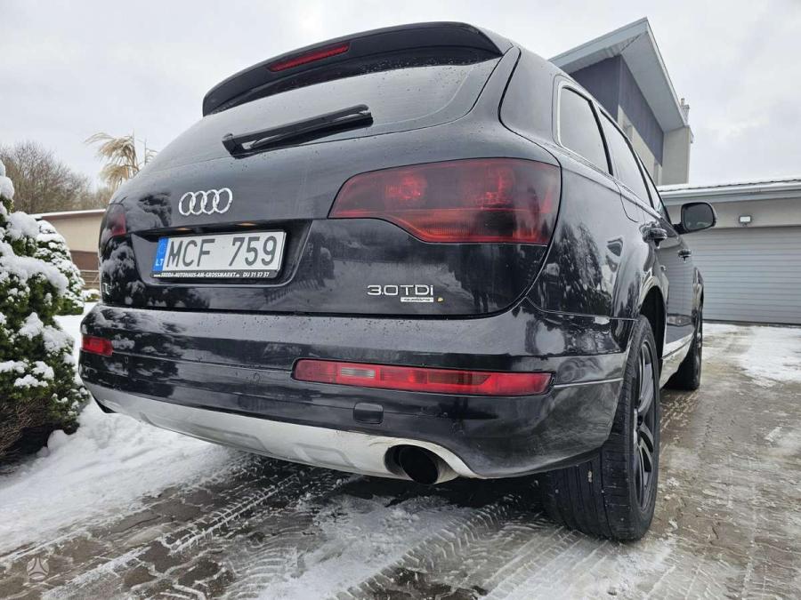 Melns Audi Q7 2006 Kauņa, ar dzinēja tilpumu 3.00 L un nobraukumu 278 tūkst. km par 5850 €, foto 21 vietnē AUTOMOTO.COM.LV