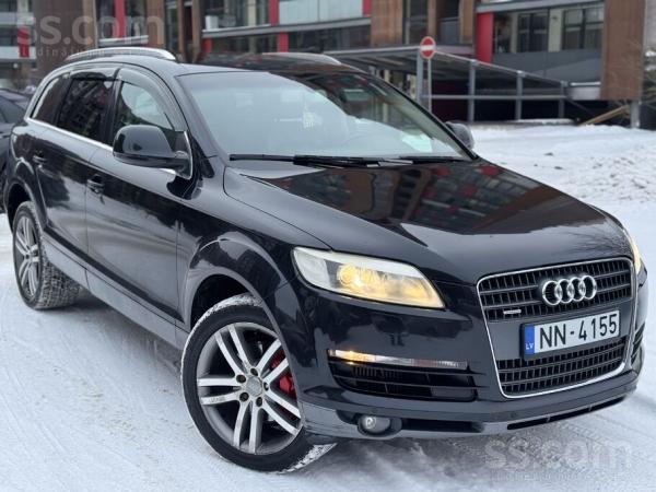 Melns Audi Q7 2006 Rīga, ar dzinēja tilpumu 3.00 L un nobraukumu 271 tūkst. km par 4990 €, foto 1 vietnē AUTOMOTO.COM.LV