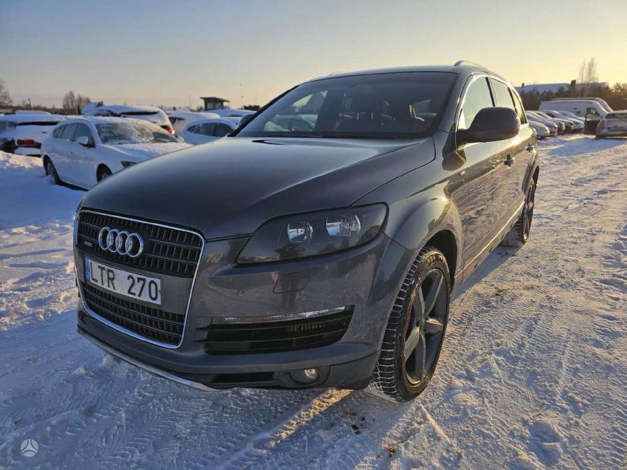 Black Audi Q7 2006 in Taurage, with an engine capacity of 2.97 L and mileage of 297 thousand km for 7200 €, photo 1 on AUTOMOTO.COM.LV