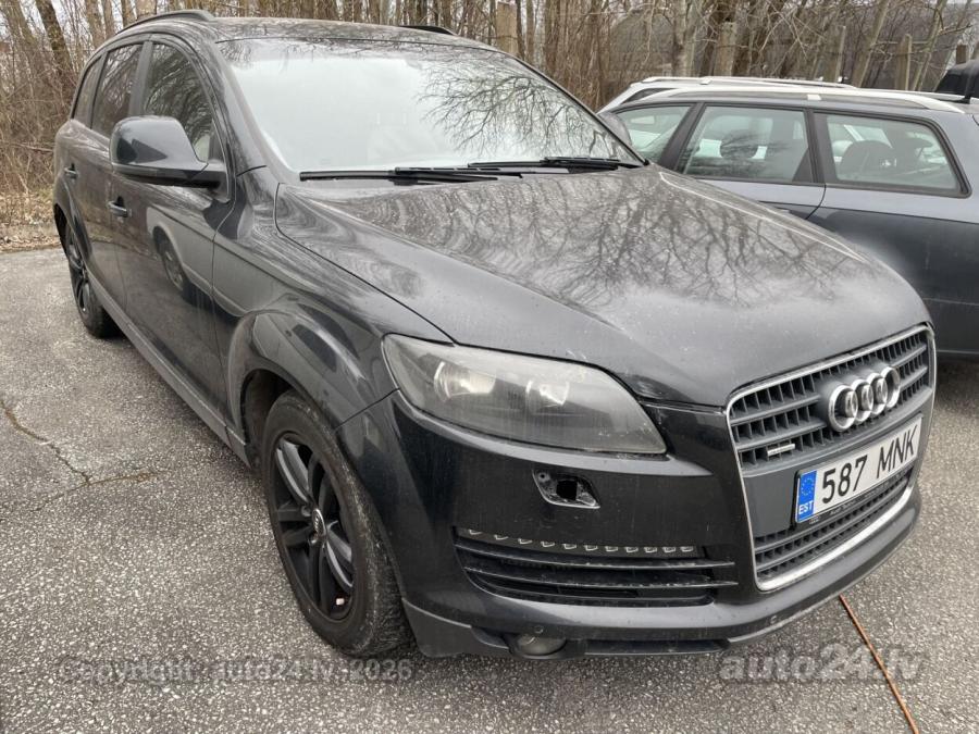 Melns Audi Q7 2006 Tartu, ar dzinēja tilpumu 3.00 L un nobraukumu 410 tūkst. km par 3999 €, foto 1 vietnē AUTOMOTO.COM.LV