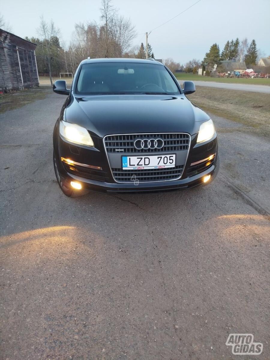Melns Audi Q7 2006 Vilkaviškis, ar dzinēja tilpumu 3.00 L un nobraukumu 284 tūkst. km par 4000 €, foto 1 vietnē AUTOMOTO.COM.LV