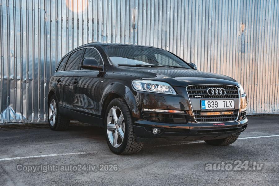 Melns Audi Q7 2006 Tallina, ar dzinēja tilpumu 3.00 L un nobraukumu 490 tūkst. km par 7999 €, foto 1 vietnē AUTOMOTO.COM.LV
