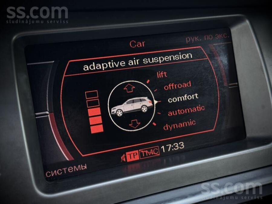 Black Audi Q7 2006 in Jelgava, with an engine capacity of 3.00 L and mileage of 332 thousand km for 5190 €, photo 16 on AUTOMOTO.COM.LV