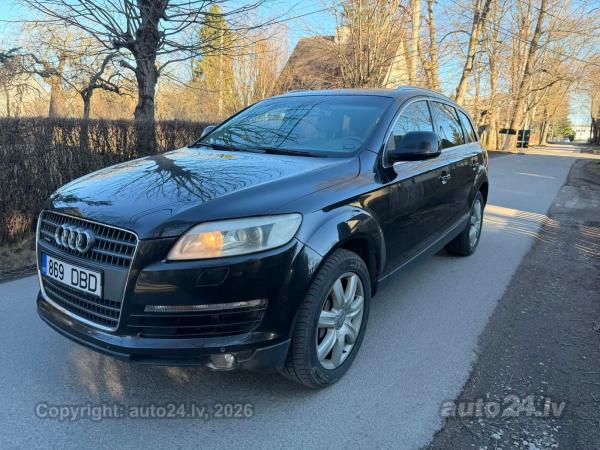 Black Audi Q7 2006 in Tallinn, with an engine capacity of 3.00 L and mileage of 339 thousand km for 4399 €, photo 2 on AUTOMOTO.COM.LV