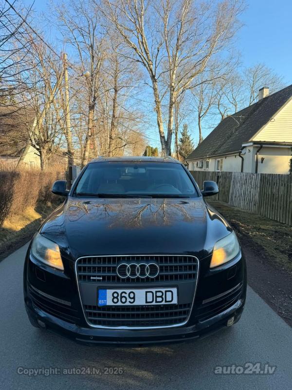 Black Audi Q7 2006 in Tallinn, with an engine capacity of 3.00 L and mileage of 339 thousand km for 4399 €, photo 5 on AUTOMOTO.COM.LV