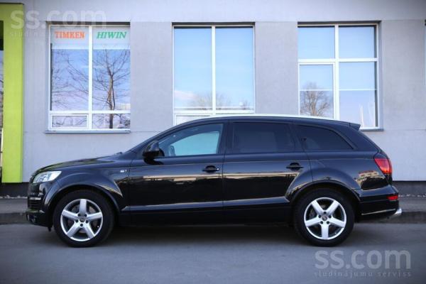 Black Audi Q7 2006 in Riga, with an engine capacity of 3.00 L and mileage of 335 thousand km for 4995 €, photo 2 on AUTOMOTO.COM.LV