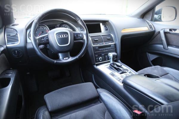 Black Audi Q7 2006 in Riga, with an engine capacity of 3.00 L and mileage of 335 thousand km for 4995 €, photo 7 on AUTOMOTO.COM.LV