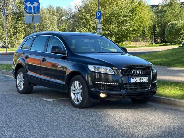 Black Audi Q7 2006 in Riga, with an engine capacity of 3.00 L and mileage of 347 thousand km for 2990 €, photo 1 on AUTOMOTO.COM.LV