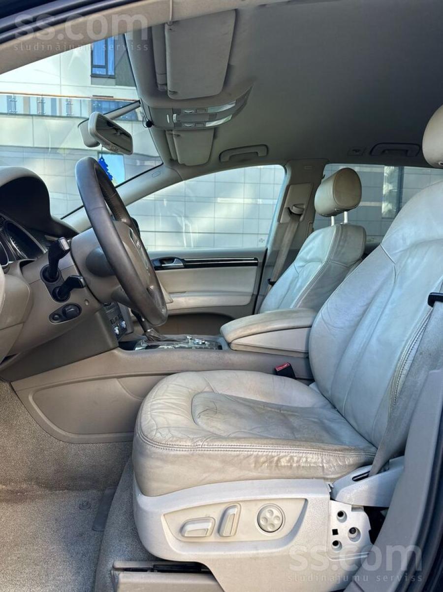 Melns Audi Q7 2006 Rīga, ar dzinēja tilpumu 3.00 L un nobraukumu 347 tūkst. km par 2990 €, foto 11 vietnē AUTOMOTO.COM.LV