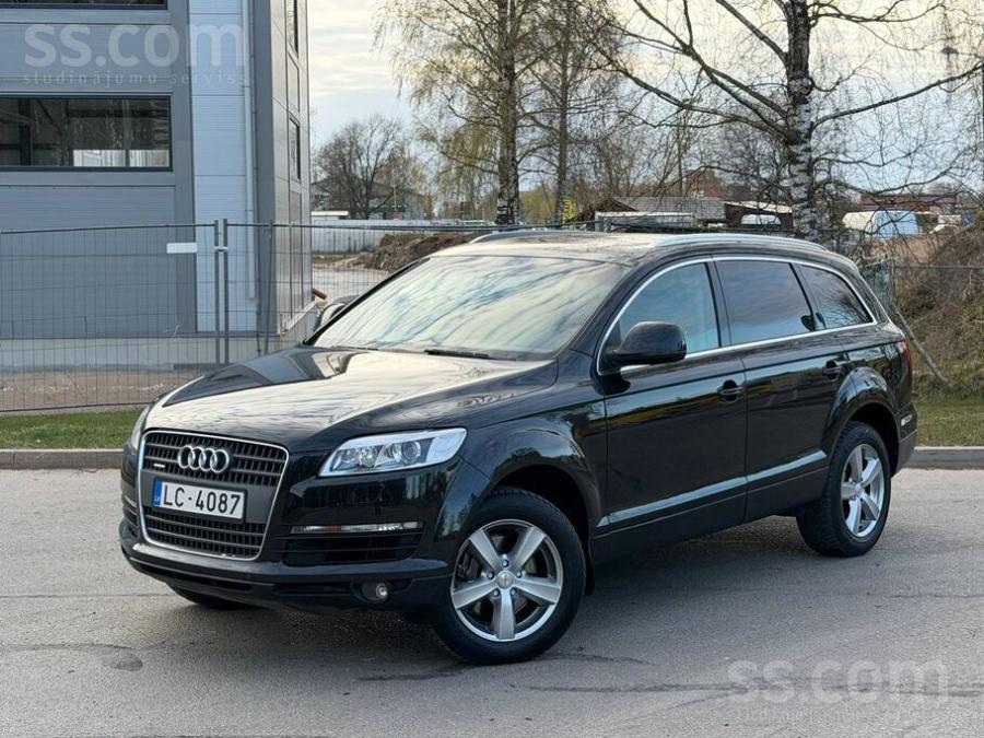 Melns Audi Q7 2006 Rīga, ar dzinēja tilpumu 3.00 L un nobraukumu 0 tūkst. km par 4650 €, foto 1 vietnē AUTOMOTO.COM.LV