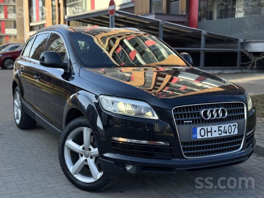 Melns Audi Q7 2006 Rīga, ar dzinēja tilpumu 3.00 L un nobraukumu 295 tūkst. km par 5390 €, foto 1 vietnē AUTOMOTO.COM.LV