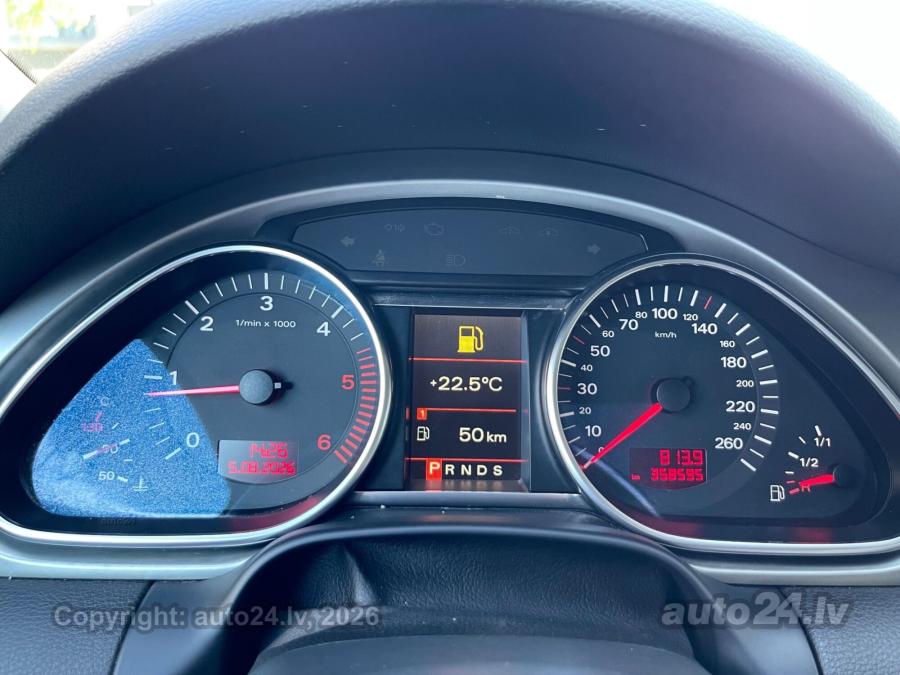 Черный Ауди Ку 7 2006 в Тарту, объемом двигателя 3.00 л и пробегом 350 тыс. км за 5499 €, фото 18 на AUTOMOTO.COM.LV