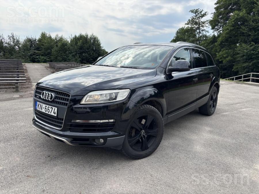 Melns Audi Q7 2006 Kuldīga, ar dzinēja tilpumu 3.00 L un nobraukumu 363 tūkst. km par 5150 €, foto 1 vietnē AUTOMOTO.COM.LV