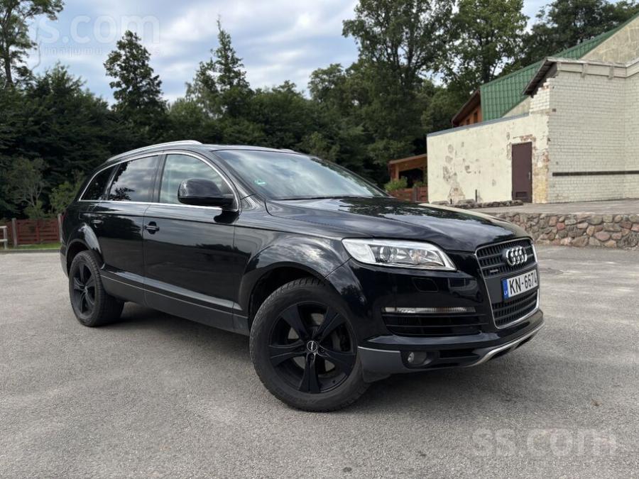 Melns Audi Q7 2006 Kuldīga, ar dzinēja tilpumu 3.00 L un nobraukumu 363 tūkst. km par 5150 €, foto 3 vietnē AUTOMOTO.COM.LV