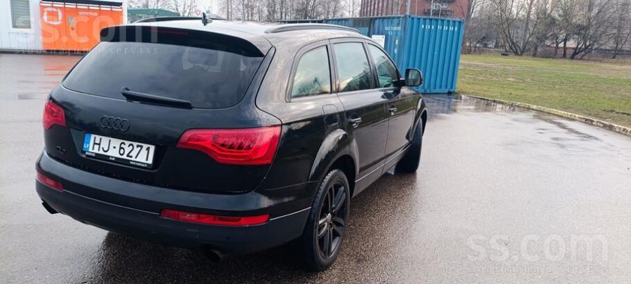 Melns Audi Q7 2007 Rīga, ar dzinēja tilpumu 3.00 L un nobraukumu 360 tūkst. km par 2500 €, foto 5 vietnē AUTOMOTO.COM.LV