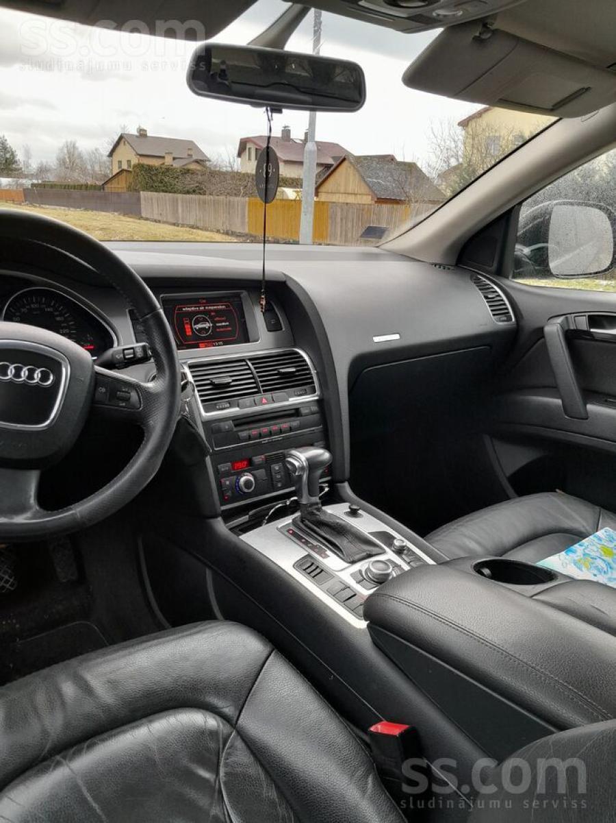 Melns Audi Q7 2007 Jelgava, ar dzinēja tilpumu 3.00 L un nobraukumu 309 tūkst. km par 8100 €, foto 10 vietnē AUTOMOTO.COM.LV