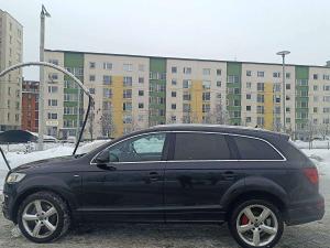 Black Audi Q7 2007 in Vilnius, with an engine capacity of 2.97 L and mileage of 191 thousand km for 2900 €, photo 6 on AUTOMOTO.COM.LV