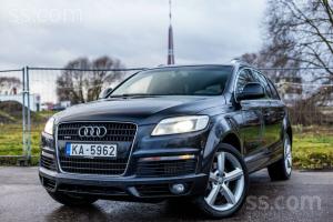 Melns Audi Q7 2007 Rīga, ar dzinēja tilpumu 3.00 L un nobraukumu 384 tūkst. km par 5890 €, foto  vietnē AUTOMOTO.COM.LV