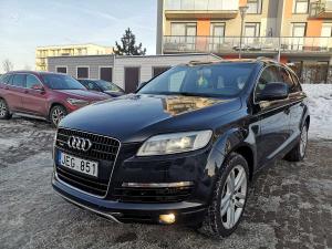 Black Audi Q7 2007 in Klaipeda, with an engine capacity of 3.00 L and mileage of 300 thousand km for 5900 €, photo 5 on AUTOMOTO.COM.LV