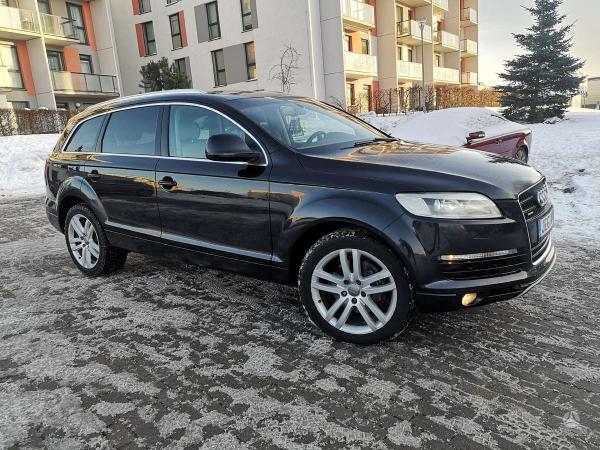 Melns Audi Q7 2007 Klaipėda, ar dzinēja tilpumu 3.00 L un nobraukumu 300 tūkst. km par 5900 €, foto 7 vietnē AUTOMOTO.COM.LV