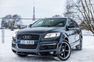 Melns Audi Q7 2007 Rīga, ar dzinēja tilpumu 3.00 L un nobraukumu 339 tūkst. km par 6990 €, foto  vietnē AUTOMOTO.COM.LV