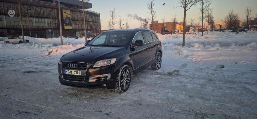 Melns Audi Q7 2007 Klaipėda, ar dzinēja tilpumu 2.97 L un nobraukumu 425 tūkst. km par 5200 €, foto 1 vietnē AUTOMOTO.COM.LV