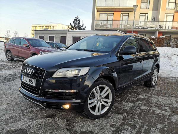 Melns Audi Q7 2007 Klaipėda, ar dzinēja tilpumu 3.00 L un nobraukumu 300 tūkst. km par 4500 €, foto 2 vietnē AUTOMOTO.COM.LV