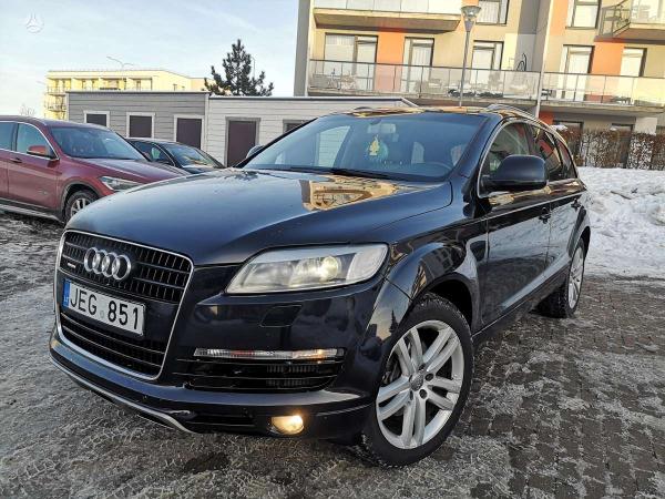 Melns Audi Q7 2007 Klaipėda, ar dzinēja tilpumu 3.00 L un nobraukumu 300 tūkst. km par 4500 €, foto 6 vietnē AUTOMOTO.COM.LV