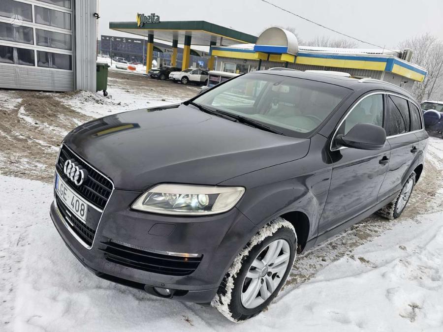 Melns Audi Q7 2007 Kauņa, ar dzinēja tilpumu 3.00 L un nobraukumu 292 tūkst. km par 5650 €, foto 2 vietnē AUTOMOTO.COM.LV