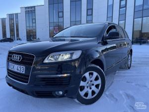 Melns Audi Q7 2007 Kauņa, ar dzinēja tilpumu 3.00 L un nobraukumu 140 tūkst. km par 4650 €, foto  vietnē AUTOMOTO.COM.LV