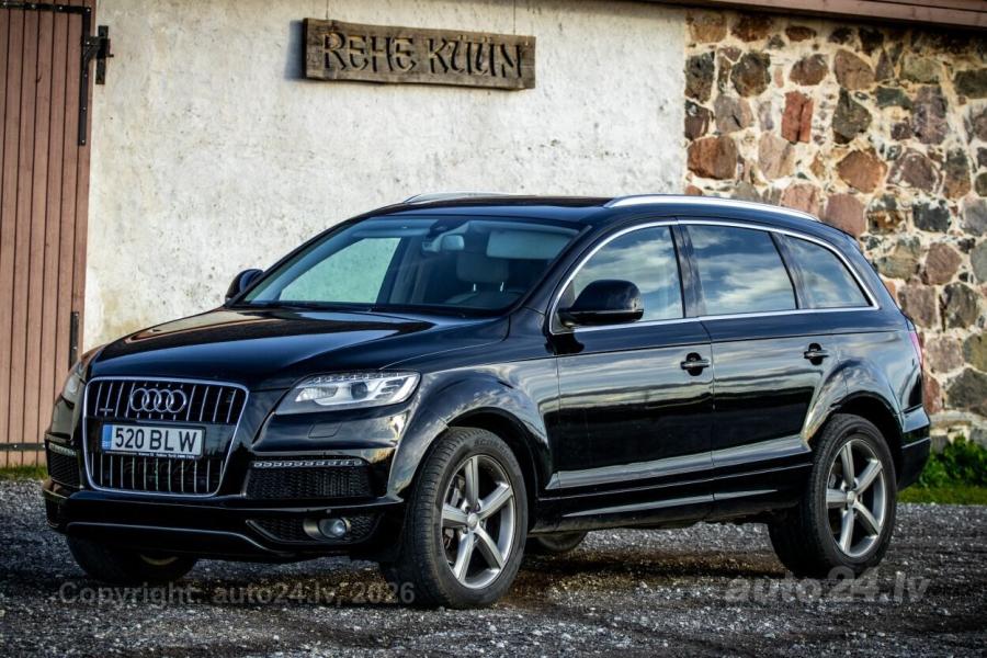 Black Audi Q7 2007 in Keila, with an engine capacity of 3.00 L and mileage of 415 thousand km for 6500 €, photo 7 on AUTOMOTO.COM.LV