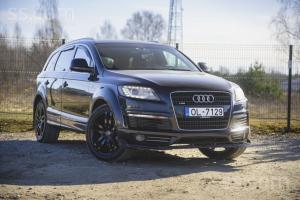 Black Audi Q7 2007 in Riga, with an engine capacity of 3.00 L and mileage of 0 thousand km for 8790 €, photo 4 on AUTOMOTO.COM.LV