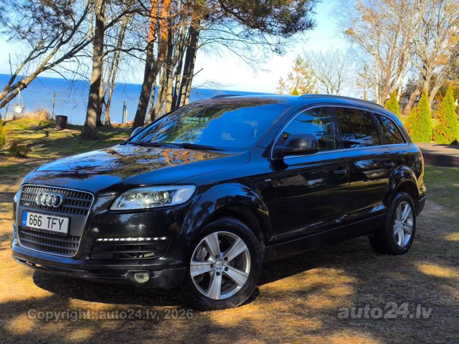 Black Audi Q7 2007 in Tallinn, with an engine capacity of 3.00 L and mileage of 412 thousand km for 4998 €, photo 5 on AUTOMOTO.COM.LV