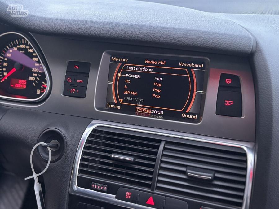 Черный Ауди Ку 7 2007 в Каунас, объемом двигателя 3.00 л и пробегом 280 тыс. км за 4750 €, фото 19 на AUTOMOTO.COM.LV