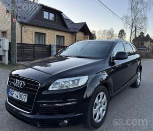 Melns Audi Q7 2007 Rīga, ar dzinēja tilpumu 3.00 L un nobraukumu 338 tūkst. km par 5290 €, foto  vietnē AUTOMOTO.COM.LV