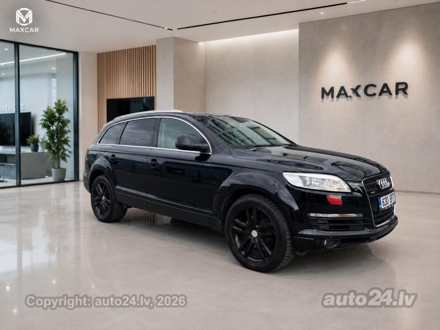 Melns Audi Q7 2007 Tallina, ar dzinēja tilpumu 3.00 L un nobraukumu 434 tūkst. km par 3199 €, foto 1 vietnē AUTOMOTO.COM.LV