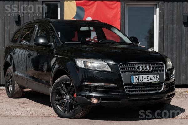 Melns Audi Q7 2007 Rīga, ar dzinēja tilpumu 3.00 L un nobraukumu 280 tūkst. km par 5500 €, foto 2 vietnē AUTOMOTO.COM.LV