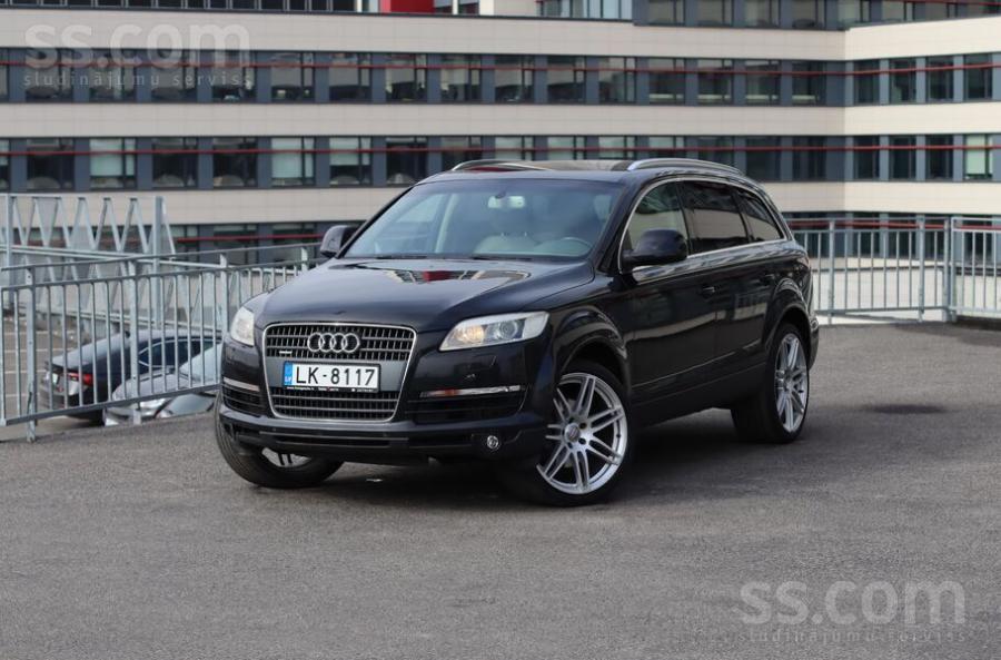 Melns Audi Q7 2007 Rīga, ar dzinēja tilpumu 3.00 L un nobraukumu 273 tūkst. km par 4980 €, foto 4 vietnē AUTOMOTO.COM.LV