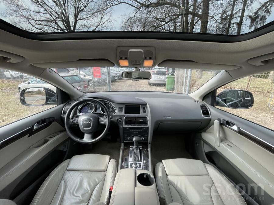 Black Audi Q7 2007 in Riga, with an engine capacity of 3.00 L and mileage of 245 thousand km for 7490 €, photo 21 on AUTOMOTO.COM.LV