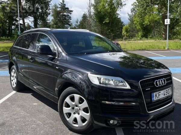 Черный Ауди Ку 7 2007 в Рига, объемом двигателя 3.00 л и пробегом 338 тыс. км за 5290 €, фото 1 на AUTOMOTO.COM.LV