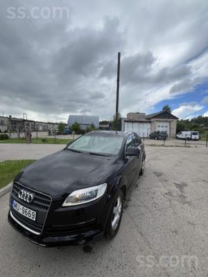 Black Audi Q7 2007 in Madona, with an engine capacity of 3.00 L and mileage of 354 thousand km for 3700 €, photo  on AUTOMOTO.COM.LV