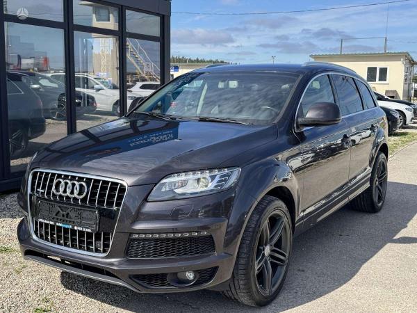 Black Audi Q7 2007 in Vilnius, with an engine capacity of 3.00 L and mileage of 356 thousand km for 7550 €, photo 1 on AUTOMOTO.COM.LV