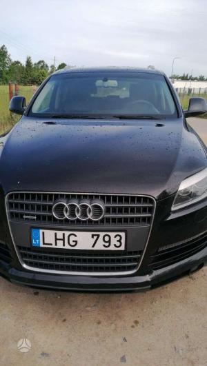 Melns Audi Q7 2007 Kaišiadorys, ar dzinēja tilpumu 2.97 L un nobraukumu 306 tūkst. km par 6600 €, foto  vietnē AUTOMOTO.COM.LV