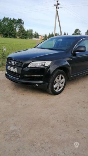 Black Audi Q7 2007 in Kaisiadorys, with an engine capacity of 2.97 L and mileage of 306 thousand km for 6600 €, photo 3 on AUTOMOTO.COM.LV