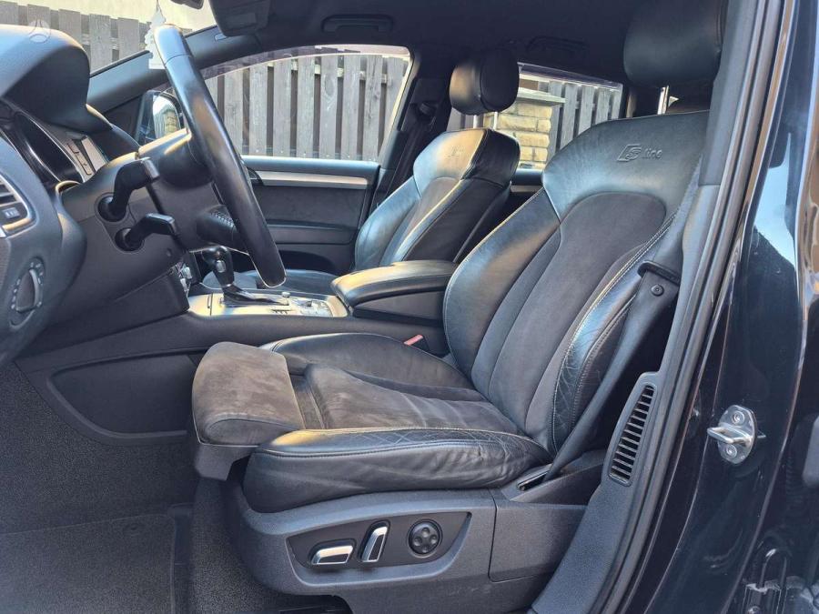 Melns Audi Q7 2007 Viļņa, ar dzinēja tilpumu 2.97 L un nobraukumu 244 tūkst. km par 5999 €, foto 7 vietnē AUTOMOTO.COM.LV