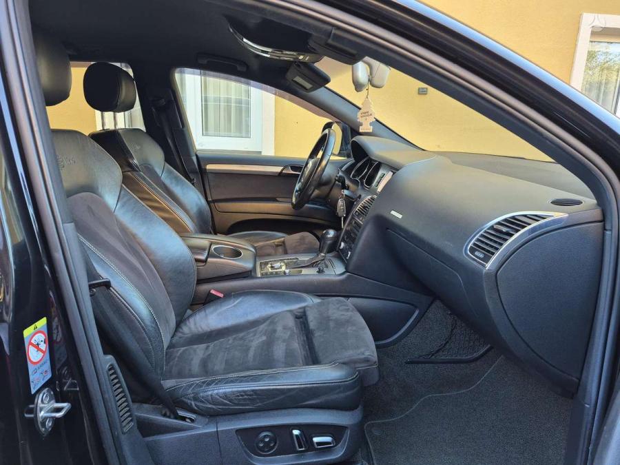 Melns Audi Q7 2007 Viļņa, ar dzinēja tilpumu 2.97 L un nobraukumu 244 tūkst. km par 5999 €, foto 9 vietnē AUTOMOTO.COM.LV